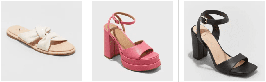 Target Shoe sale thru Monday