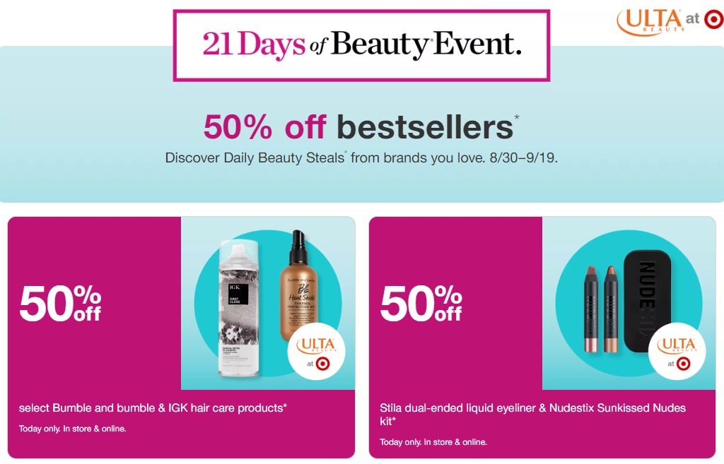 Ulta Beauty Collection Target Deals